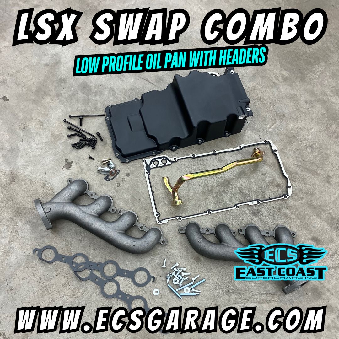LSX Swap Oil Pan With Headers – ECS Garage