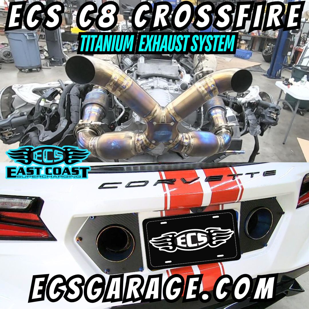 ECS C8 Crossfire Exhaust System - Titanium C8 Bumper Exit Version – ECS ...